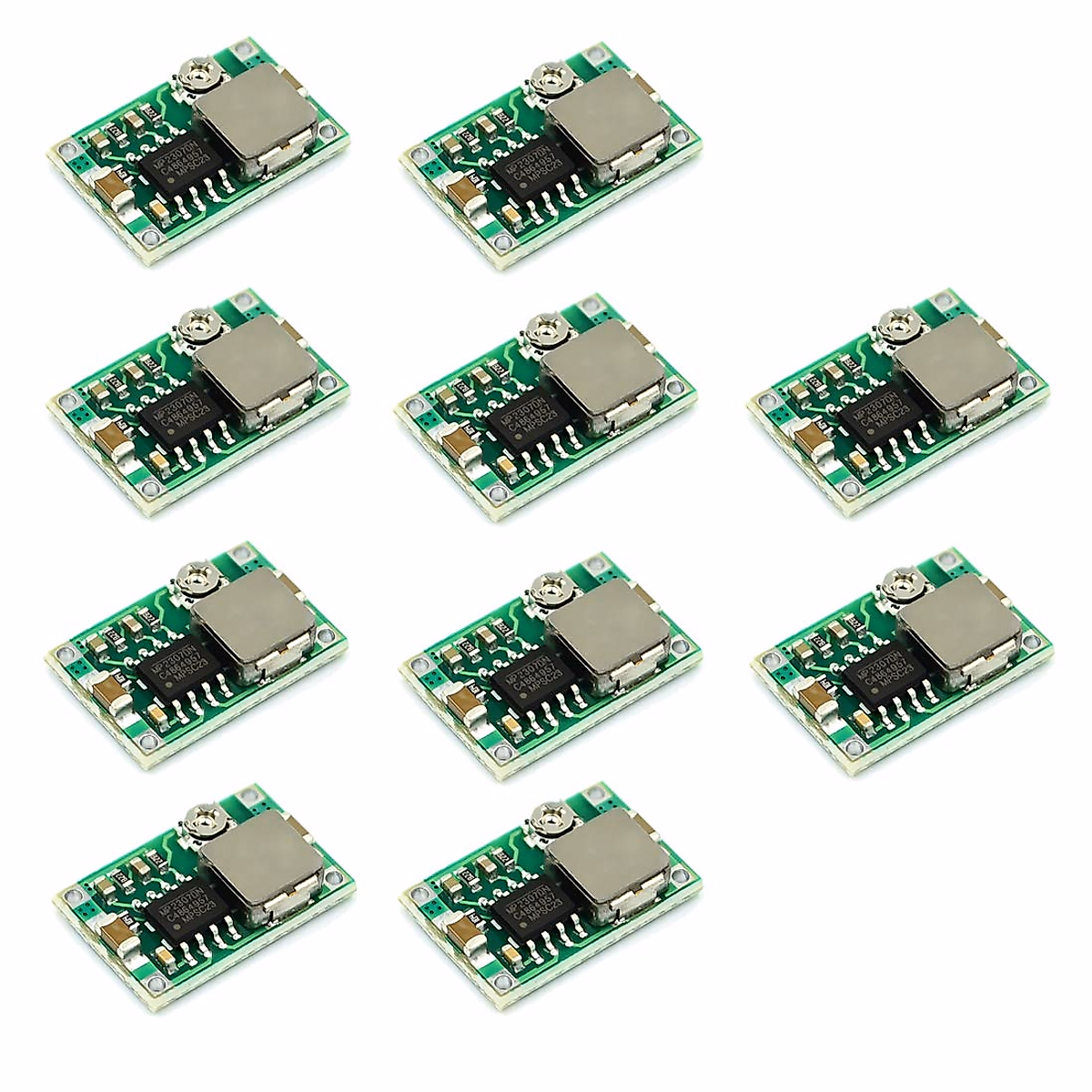 HiLetgo 10pcs RC Airplane Module Mini 360 DC-DC Buck Converter Step Down Module MP2307 4.75V-23V to 1V-17V