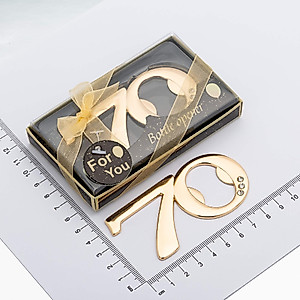 24PCS Latest 70 Bottle Openers for 70th Birthday Party Favors or 70th Wedding Anniversary Party Gifts 70th Birthday Party Gifts Souvenirs Decorations for Guests…