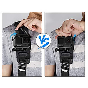 Taisioner Protective Housing Case for GoPro Hero 9 Hero 10 Hero 11 Black Top Opening Frame with Lens Cap and Side Cover Accessories Kit