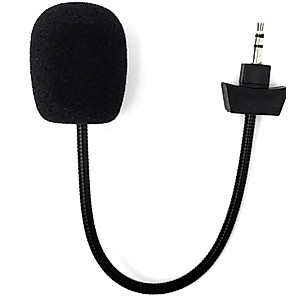 TNE Replacement AG9 Game Mic 2.5mm Microphone Boom for PDP Afterglow AG 9 Legendary Collection Sound of Justice AG 9+ Armored Xbox One PS4 Nintendo Switch PC Computer Gaming Headphones