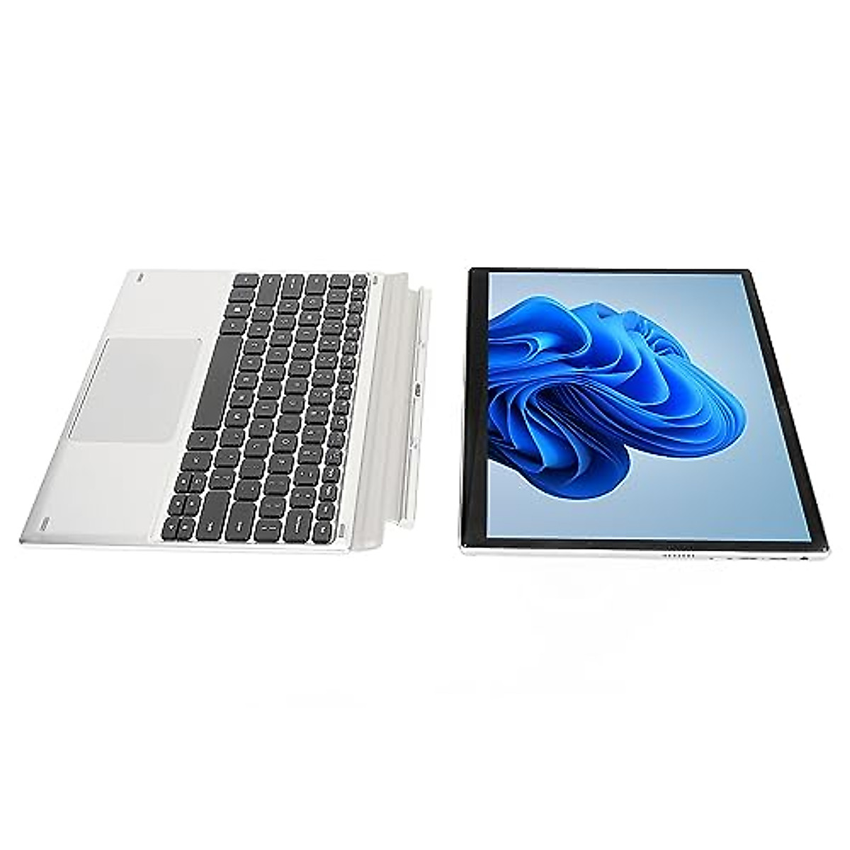 Acogedor 2 in 1 Laptop, 12.3 inch IPS Touch Screen Laptop, with Magnetic Keyboard, Dual Band 2.4GHz 5GHz WiFi, Support Microphone, Speaker, Bluetooth, Camera (16+1TB US Plug)