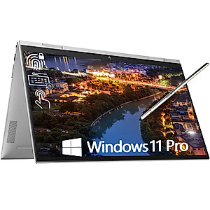 HP 2023 Flagship Envy x360 2 in 1 15.6" Touchscreen Laptop, Intel Core i7-1260P(Beat i9-11980HK), 64GB RAM, 2TB PCIE SSD, Backlit Keyboard, Fingerprint, Stylus Pen, Window 11 Pro, Silver