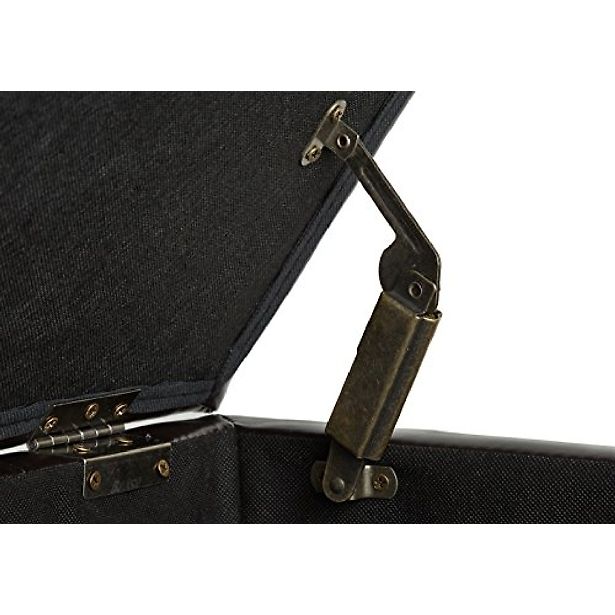 FIRST HILL FHW Marion Rectangular Storage Ottoman, Russet Brown