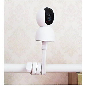 GUCHO Baby Monitor Mount for Crib, Universal Baby Monitor Holder Compatible for Infant Optics, Crib Camera Mount Stand with Clip