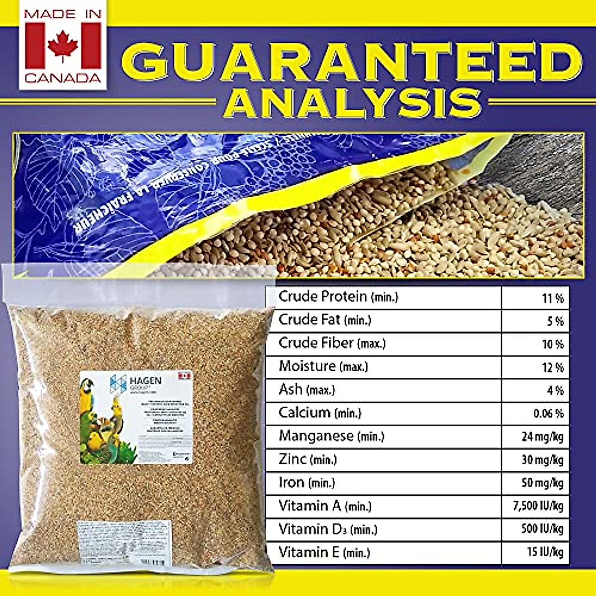 Hagen Finch Staple Vme Seed, 25-Pound