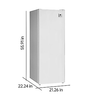 ARCTIC CHEF ACFRF690AMZ6COM RCA RFRF690 Upright Freezer 6.5 cu ft, White