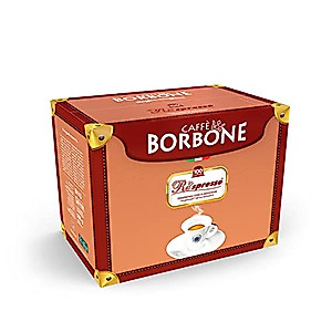 Caffe Borbone Compatible Nespresso 100 Espresso Pods, Blue Blend with Refined Taste, Powerful Character and Intense Aroma, Roasted and Freshly Packaged in Italy