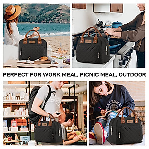 Buringer HOMESPON Lunch Bag for Woman Man Insulated Lunch Box Tote Bag for Work Picnic School or Travel
