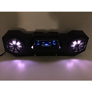 SD 4BBT2RGB -Polaris RZR Stereo System BT UTV Side by Side (2-6.5" Marine Speakers)
