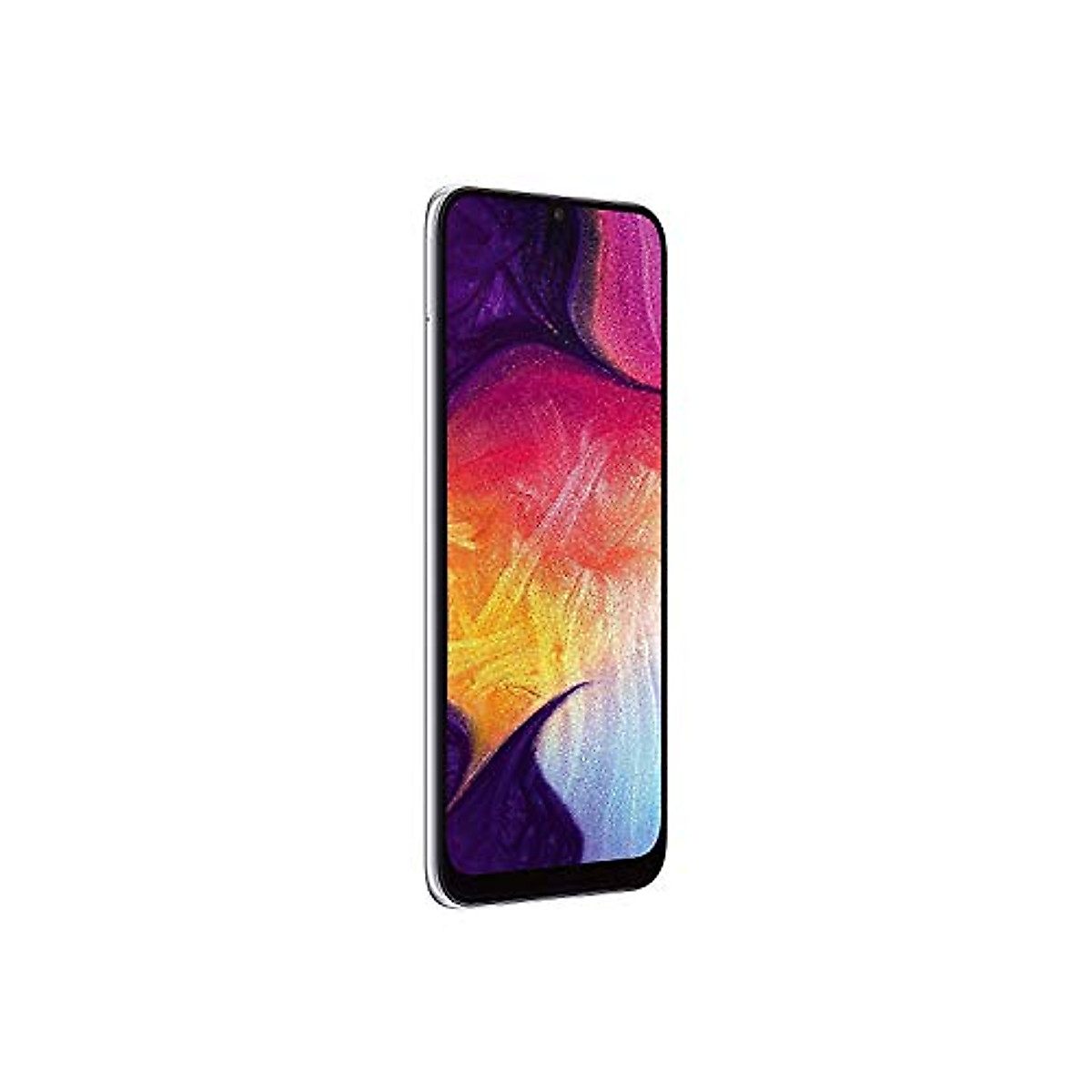 Samsung Galaxy A50 (64GB, 4GB RAM) 6.4" Display, 25MP, Triple Camera, Global 4G LTE GSM Factory Unlocked A505G (International Model w/ 64GB MicroSD Bundle) (White)