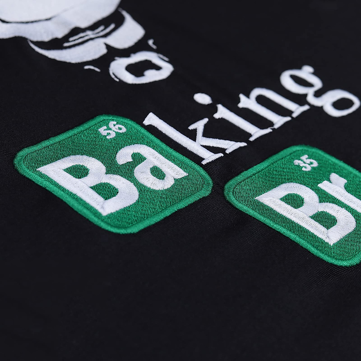 EXPRESS-STICKEREI BAKING BREAD Embroidered Bib Apron with Slogan for hobbybakers adjustable baking Apron with Pocket for men women Kitchen Gift for Mother, Daughter, Grandma, Grandfather, Father