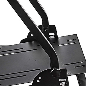 Mrolife G920 Racing Wheel Stand Height Adjustable Racing Stand for Gaming,Driving Simulator Cockpit Compatible with Logitech G25, G27, G29, G920 Gaming Cockpit (Racing Steering Wheel Stand), Black