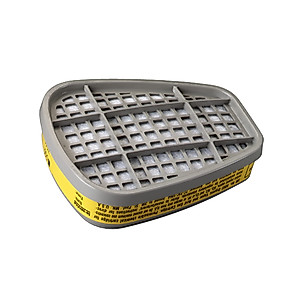 3M Respirator Cartridge 6003, 1 Pair, Helps Protect Against Organic Vapors or Acid Gases