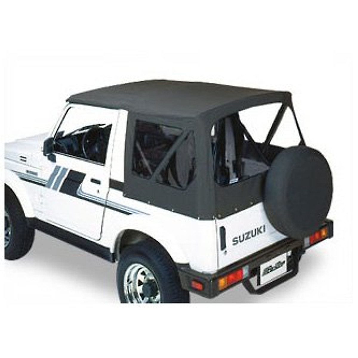 Bestop 5136101 Black Replace-A-Top for OEM Hardware - 1988-1994 Suzuki Samurai