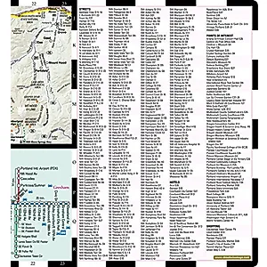 Streetwise Portland Map - Laminated City Center Street Map of Portland, Oregon (Michelin Streetwise Maps)