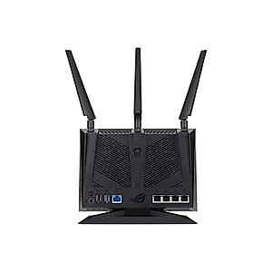 ASUS ROG Rapture WiFi Gaming Router (GT-AC2900) - Dual Band Gigabit Wireless Internet Router, NVIDIA GeForce NOW, AURA RGB, Gaming & Streaming, AiMesh Compatible, Lifetime Internet Security