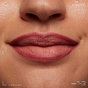 NYX PROFESSIONAL MAKEUP Line Loud Lip Liner, Longwear and Pigmented Lip Pencil with Jojoba Oil & Vitamin E - Trophy Life (Mauve Pink)