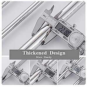 Aiptosy Hotel Towel Rack, 3-Tier Bathroom Shelf with Towel bar - Wall Mounted, 23 Inch, Bright-Polished, SUS304 Stainless Steel