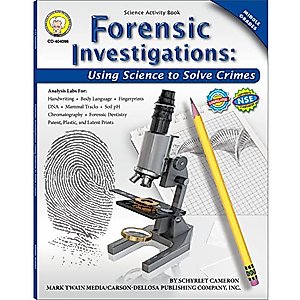 Mark Twain Forensic Investigations Workbook, Using Science to Solve High Crimes Middle School Books, Critical Thinking for Kids, DNA and Handwriting Analysis Labs, Classroom or Homeschool Curriculum