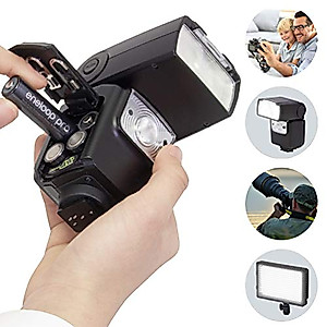 Panasonic BK-3HCCA4BA eneloop pro AA High-Capacity Ni-MH Pre-Charged Rechargeable Batteries, 4-Battery Pack