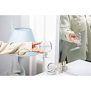 Multifunction Acrylic Small Makeup Organizer Storage for Vanity – Silicone Beauty Blender Makeup Sponge Holder Wall Mounted for Bathroom, Clear Makeup Brush Drying Rack Holder- 2 Slots