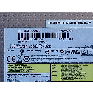 HP Genuine EliteBook 2560P CD-RW DVD±RW Multi Burner Drive TS-U633 651387-001