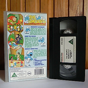 The Smurfs: Bigmouth's Roommate - Animated - Adventures - Children's - Pal VHS