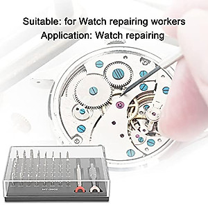 Watch Screwdrivers Kit, MT‑3902 Watch Screwdriver Set 56pcs Screwdriver Bit Professional Watch Repair Tool Kit for Eyeglasses Watches Electronics Computer Repair Tools