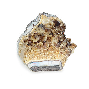 Mineralist Collection Healing Stones - High Energy Amethyst Citrine Chunk - Decorative Spiritual Crystal Gemstones, Natural Chunk for Meditation, Chakra, Decorations, Aura - 2lb