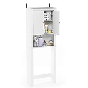 Furinno Indo Double Door Bath Cabinet, White