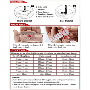 Natural Green Jade Bangle, Jewelry, Accessories, Brings Good Luck, Prosperity, Good Fortune and Good Energy (Green, 57-58mm)