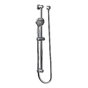 Moen Chrome Eco-Performance Detachable Handheld Showerhead with 69-Inch-Long Hose Featuring 24-Inch Slide Bar, 3668EP