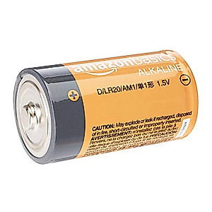 Amazon Basics 48-Pack D Cell Alkaline Everyday Batteries, 1.5 Volt, 3-Year Shelf Life