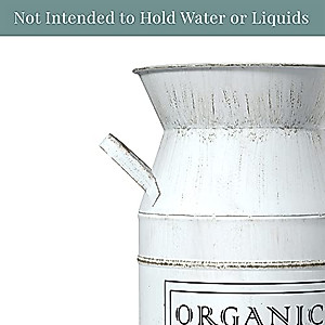 Barnyard Designs Decorative Milk Can Rustic Primitive French Country Home Decor 11” x 6”