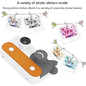 GIENEX Kids Camera Toys for 3-8 Years Old Boys and Girl, Kids Digital Video Camera for Children with Shockproof Soft Cover, Best Christmas Birthday Gifts for Boys Girls