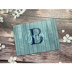 Personalized Tempered Glass Cutting Board Wedding Gift from The Painted Pug | Custom Anniversary Gift for Couples | Customized Housewarming Real Estate Gift Idea