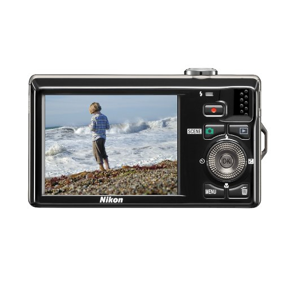 Nikon Coolpix S6000 14.2 MP Digital Camera with 7x Optical Vibration Reduction (VR) Zoom and 2.7-Inch LCD (Silver)