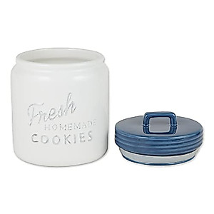 DII Kitchen Accessories Collection Ceramics, Cookie Jar, Blue