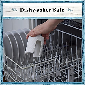 Home Acre Designs Sponge Holder for Kitchen Sink - Rustic Farmhouse Home Kitchen Decor - White Ceramic