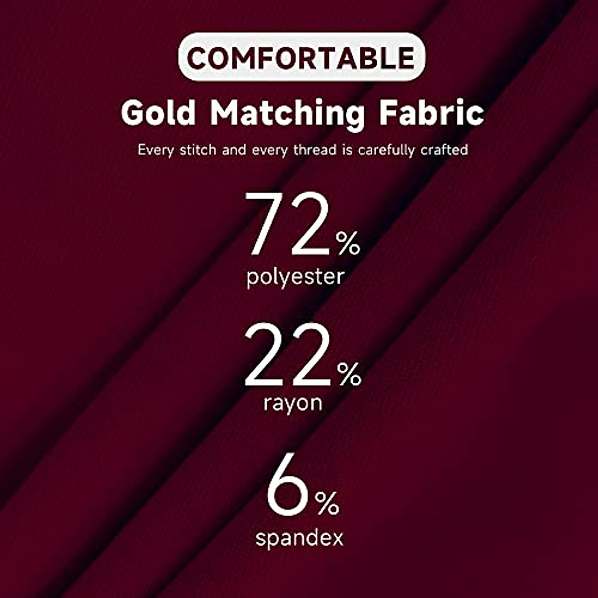 niaahinn Scrub Set for Women- Scrubs Top Workwear Yoga Jogger Scrub Pants Nursing Uniform (Burgundy, M)