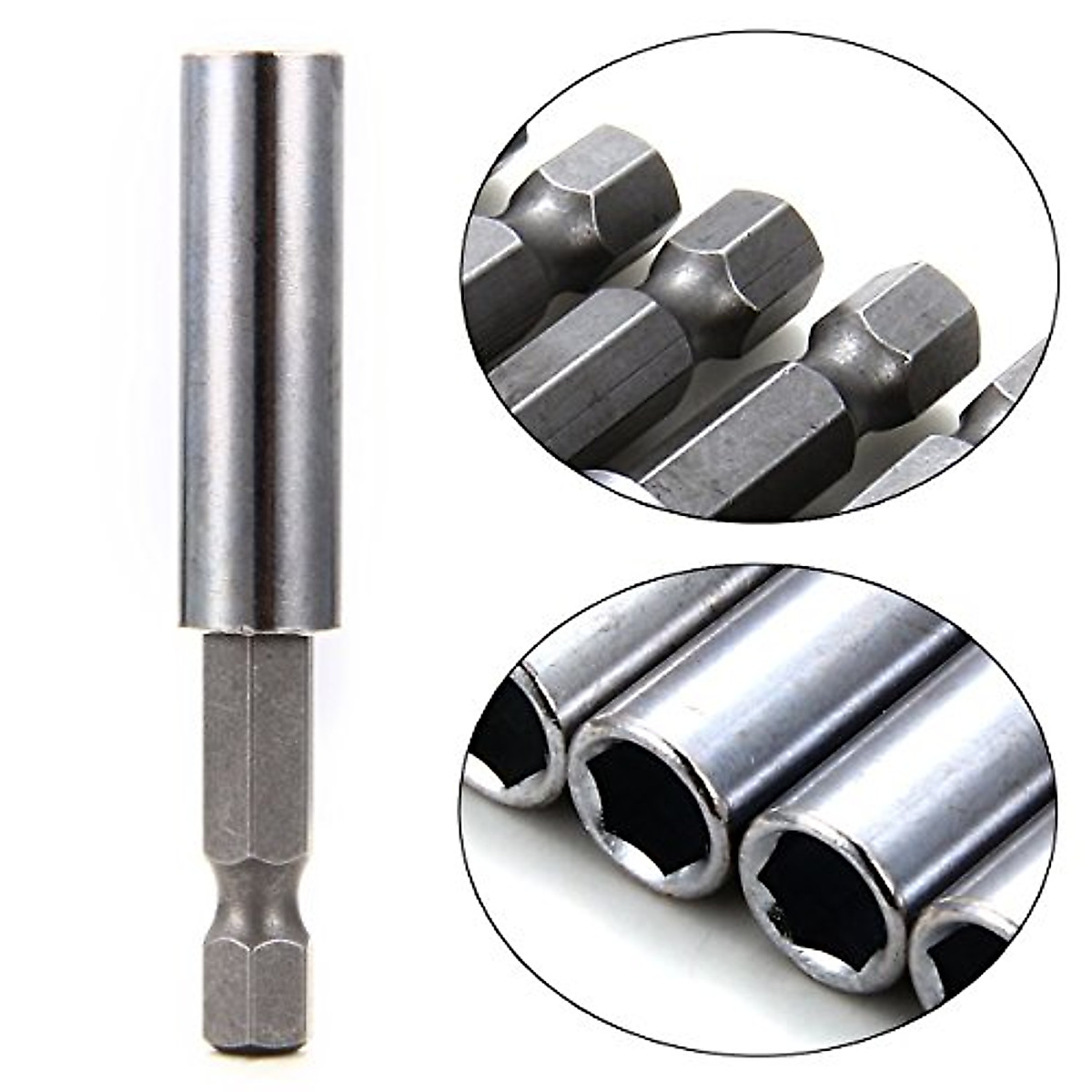Rocaris 10 Pack Magnetic Extension Socket Drill Bit Holder 1/4" Hex Power Tools