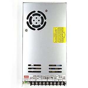 Mean Well LRS-350-24 AC/DC Switching Power Supply 350.4W 24V 14.6 Amp Single Output (LRS Series 350W 24V SMPS)