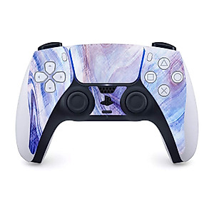 ITS A Skin Skins Compatible with Sony Playstation 5 Console Disc Edition - Protective Decal Overlay Stickers wrap Cover - Purple Marble Pink Blue Swirl