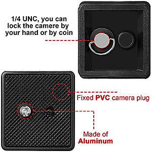2 Pieces 41 mm QR Release Plate Camera Tripod Ball Head Quick Release Plate Replacement Compatible with Ambico V-0552 V-0554, Sunpak 7500 Pro 7500tm 7575, Kalimar Pro-tech V-40