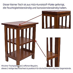 KendyOak Desk Computer Desk 41.3" Office Writing Study Homework Workstation with Small Table Space Saving