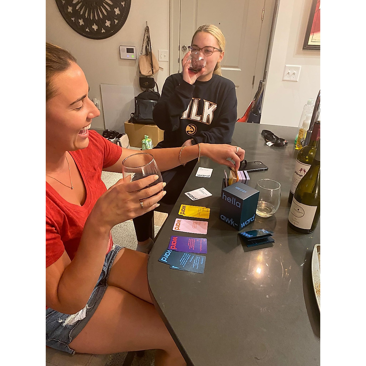 Hella Awkward Card Game - 140 Deep Conversation Icebreakers for Couples and Friends!