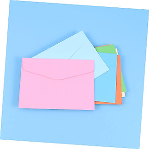 EXCEART 140 Pcs Postcard Envelope Invitation Cards Envelope Letter Envelopes Blank Greeting Cards Party Invitation Envelope Blank Cards Wedding Cards Simple Clamshell Folding Paper