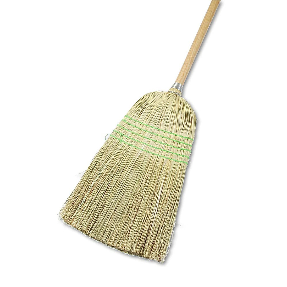 Boardwalk BWK926YCT 56 in. Yucca/Corn Fiber Bristles Parlor Broom - Natural (12/Carton)