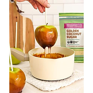 Big Tree Farms Organic Coconut Sugar, Vegan, Gluten Free, Paleo, Certified Kosher, Cane Sugar Alternative, Substitute for Baking, Non GMO, Low Glycemic, Unrefined, Fair Trade, Golden, 1 lb