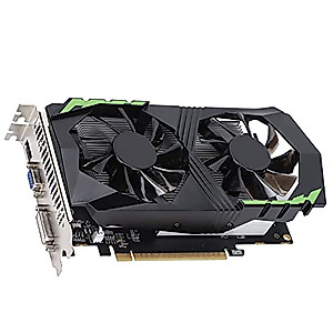 GEFORCE GTX 1050ti, 128bit 4GB Graphics Card, Automatic Recognition Video Memory Card, Low Noise and Quiet Work, Strong and Durable, with Long Service Life